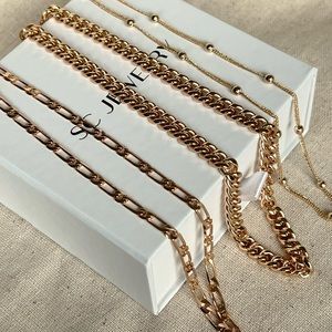 SCJewelry | Jewelry | Bead Chain 8k Gold Chain Necklace | Poshmark